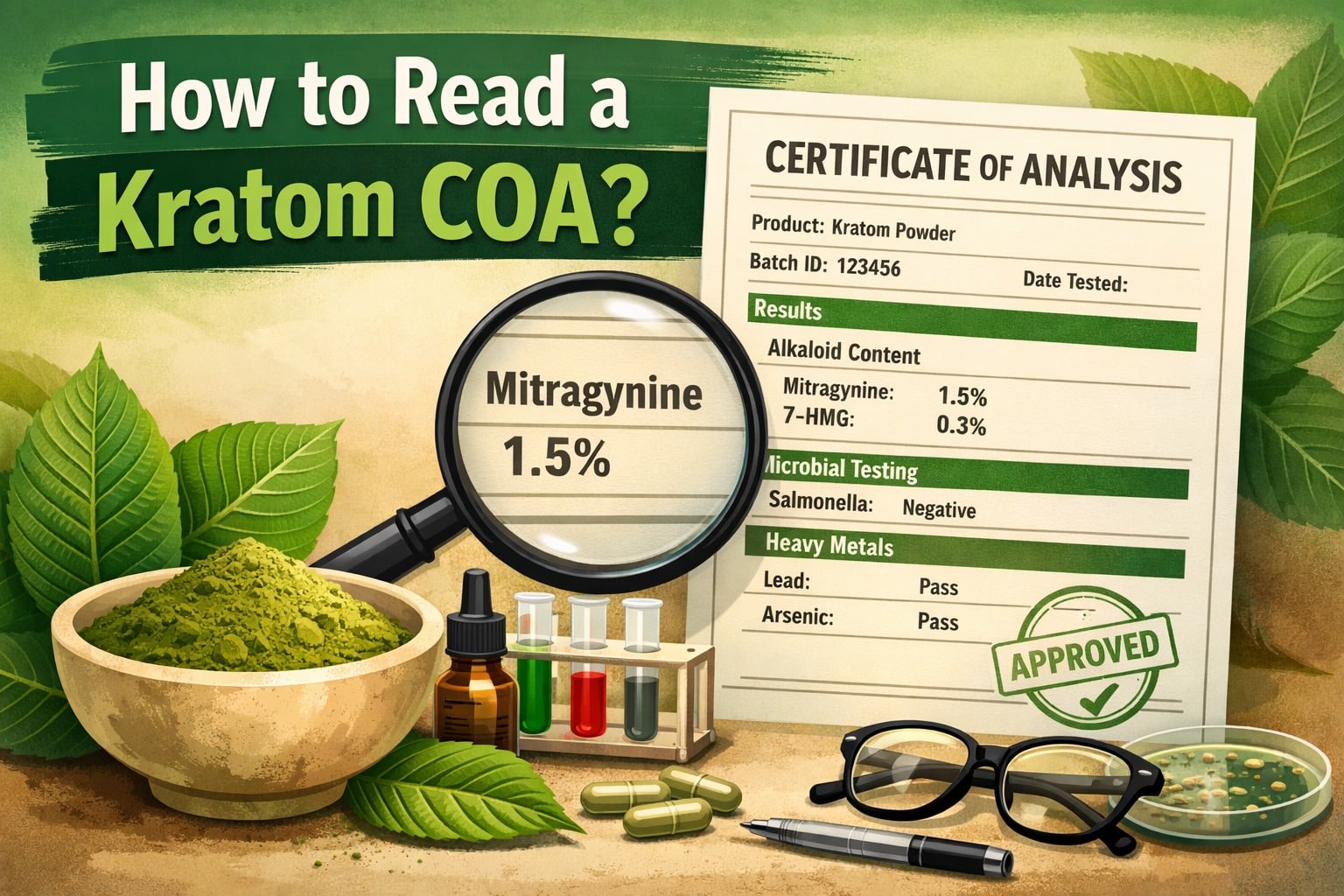 7 Essential Steps for How to Read a Kratom COA